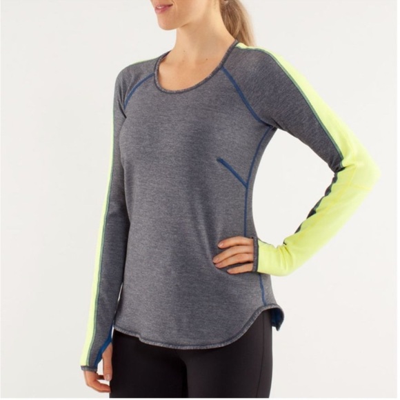 lululemon athletica | Tops | Lululemon Reversible Runder Under Ls ...
